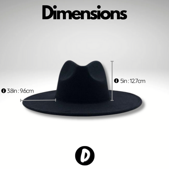 Atlanta - Wide Brim Fedora Hat - Khaki – Dope Headwear